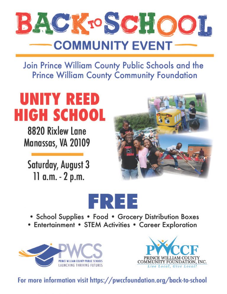 Back-to-School Community Event - Prince William Chamber of Commerce